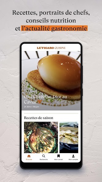 Définition | Le Figaro Cuisine : recettes pro gratuites sur Android & iOS