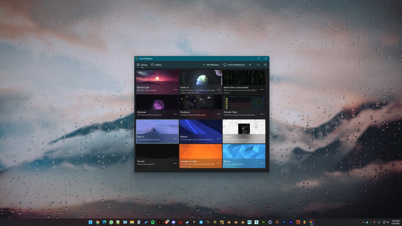 Définition | Lively Wallpaper : fonds d’écran animés gratuits pour Windows