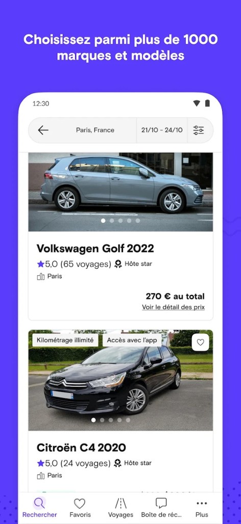 Définition | Turo (OuiCar) — App gratuite pour louer entre particuliers