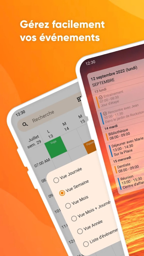 Définition | Simple Calendar — Agenda Android simple, privé et sans compte