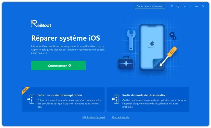 Définition | Tenorshare ReiBoot iOS — Présentation, réparation iOS et téléchargement