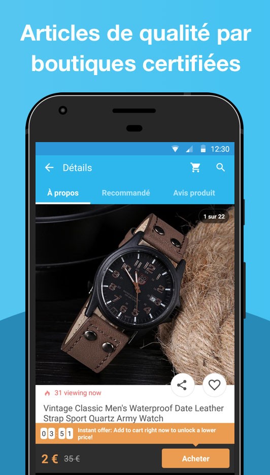Définition | Télécharger Wish : application shopping à prix réduits ...